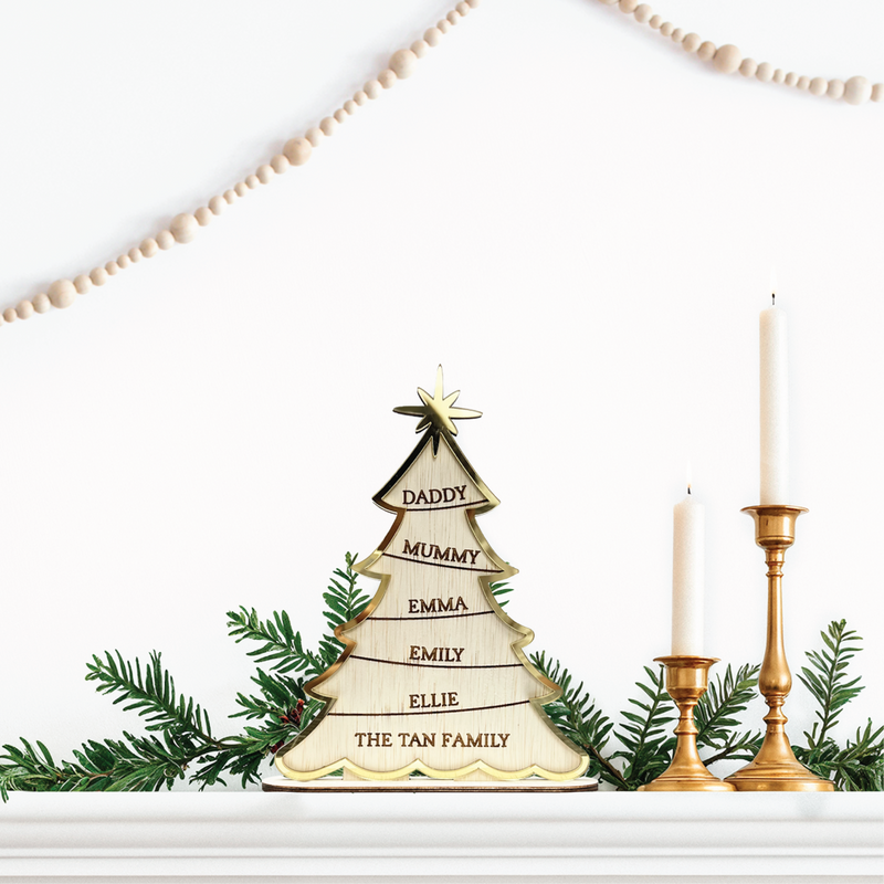 Urban Li'l Christmas Family Tree Standee