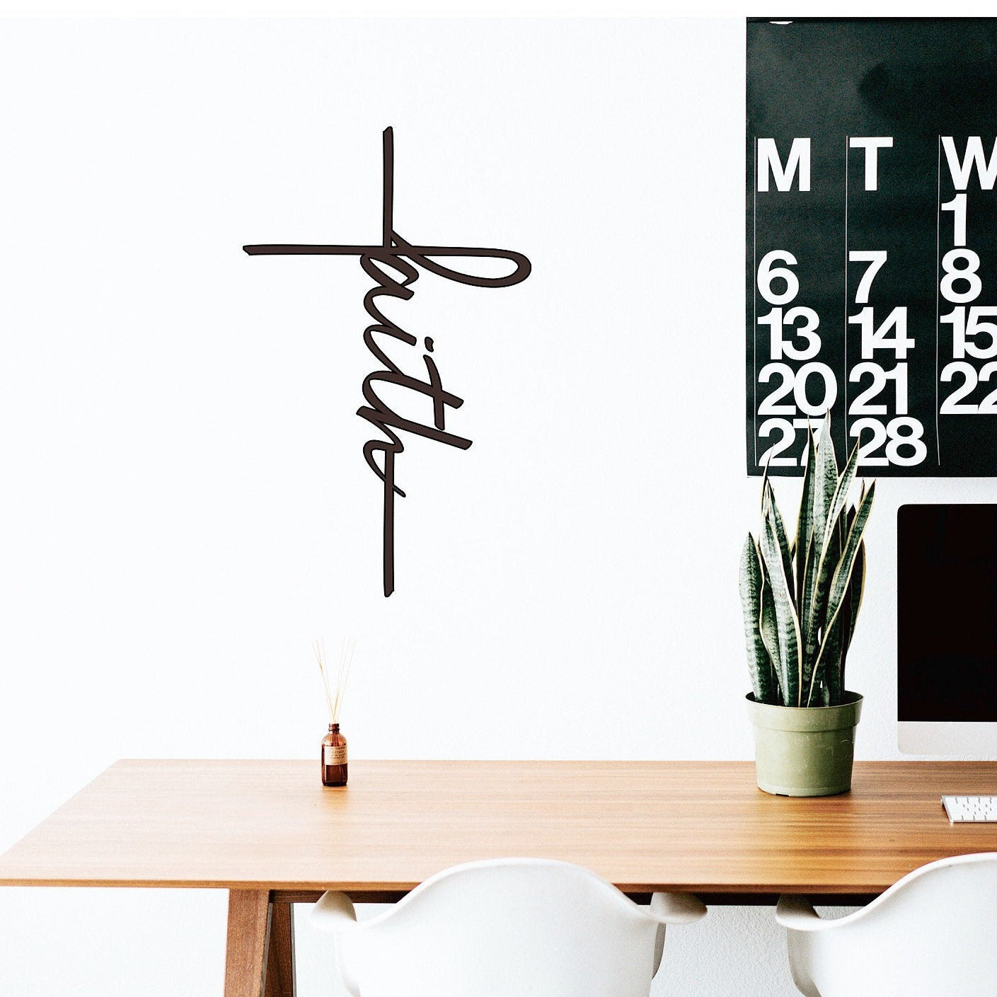 Faith Cross Wall Decal