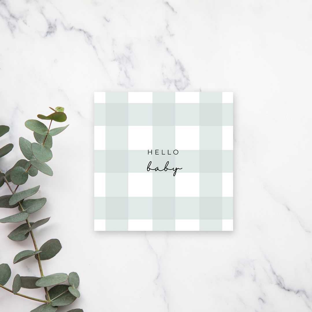 Hello Baby Greeting Card