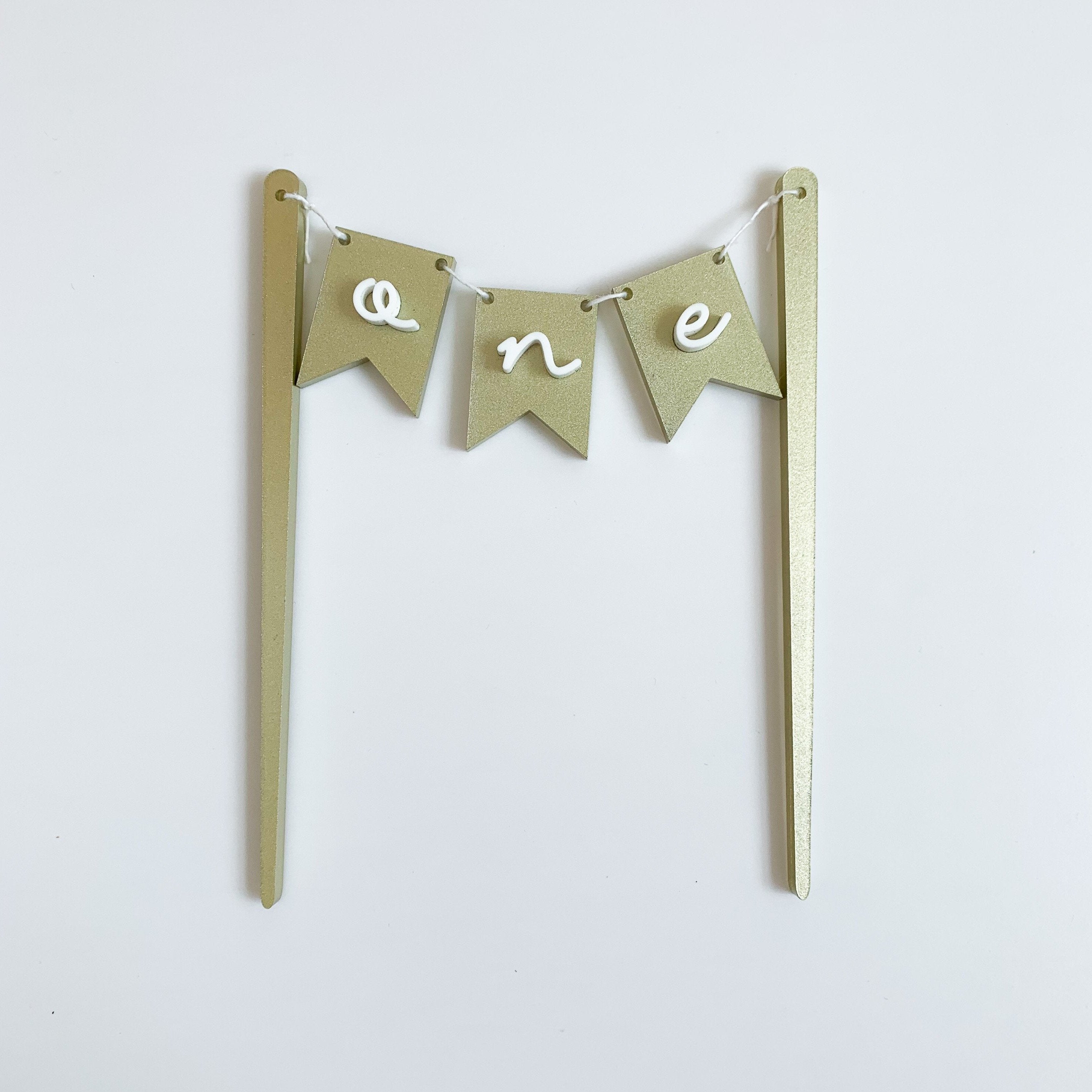Urban Li'l Bunting Cake Topper