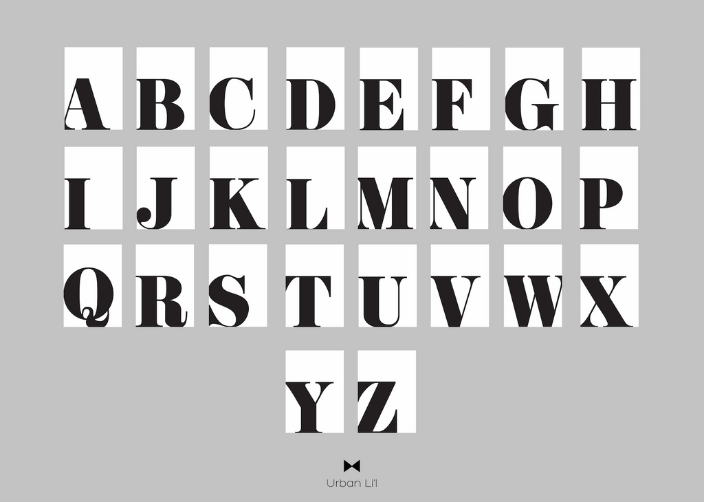 Monochrome Typography Poster